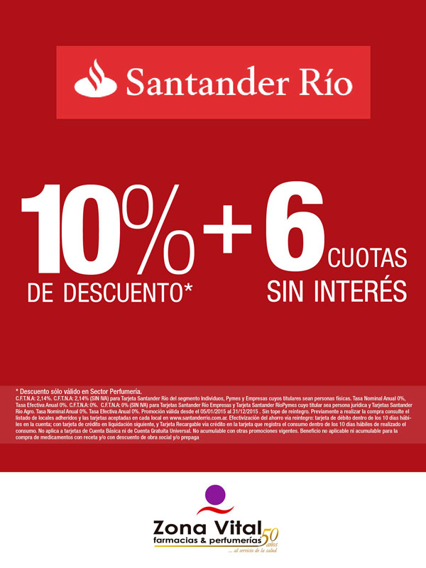 Beneficios De Banco Santander Rio - nahecredito